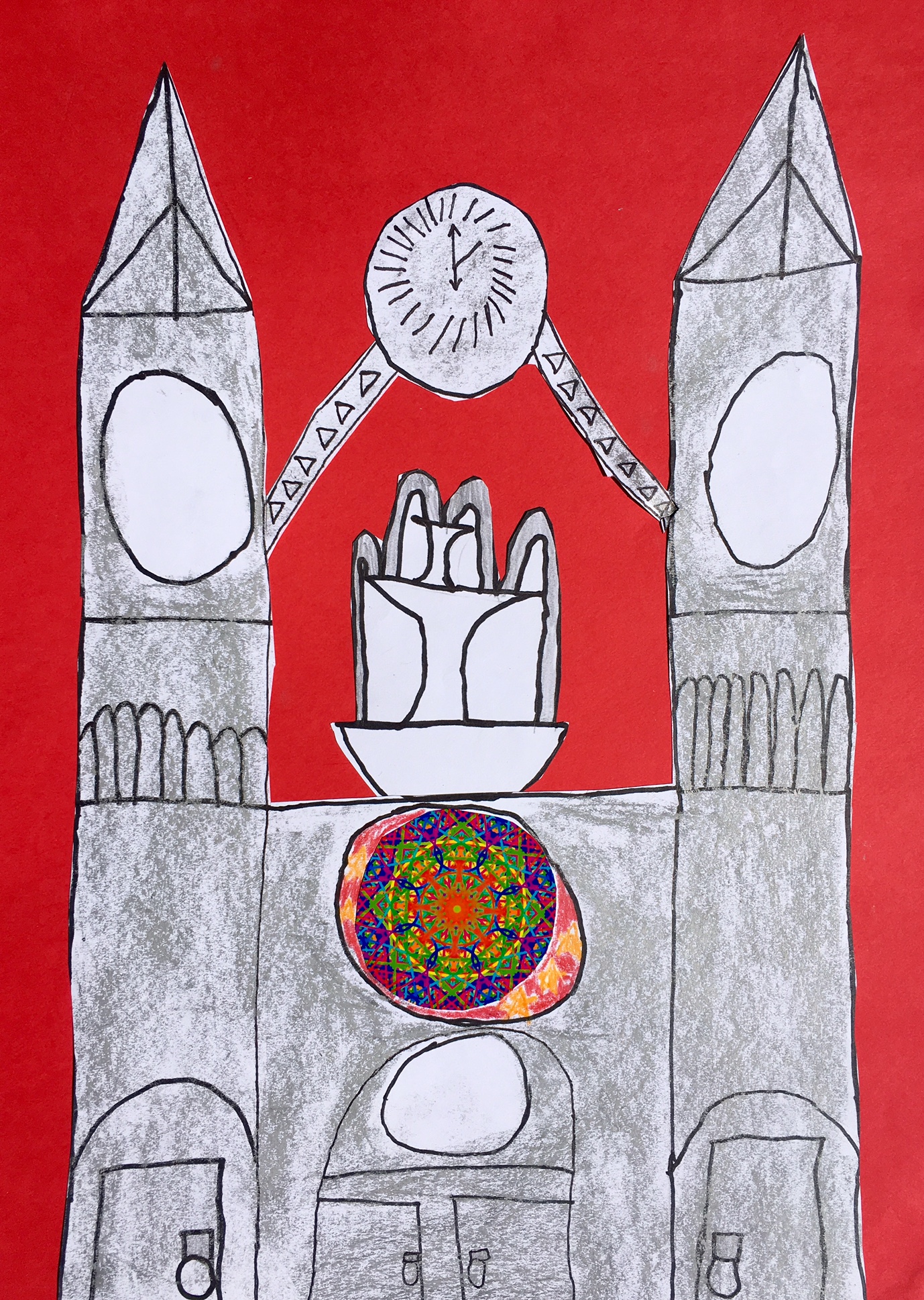 3rd grade Gothic Cathedrals | Wow Art Project