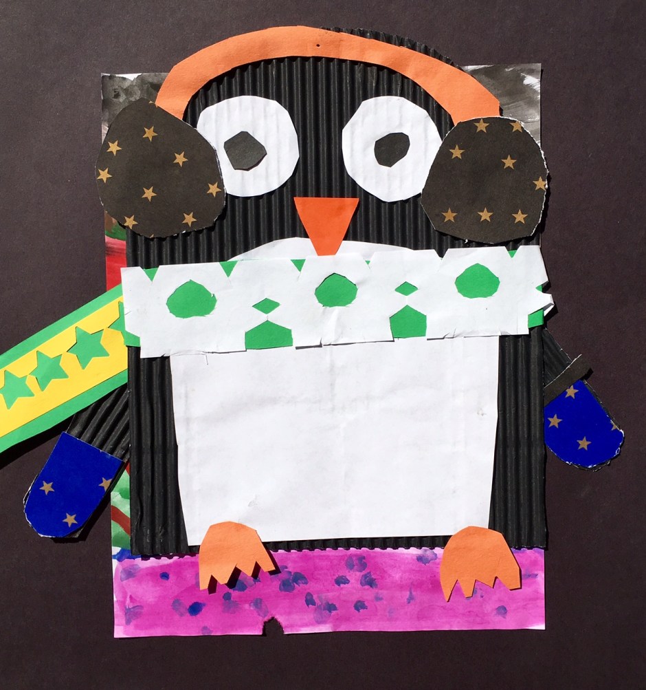 1st grade Penguin Collages | Wow Art Project