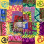 3rd grade Collaborative Concentric Squares | Wow Art Project