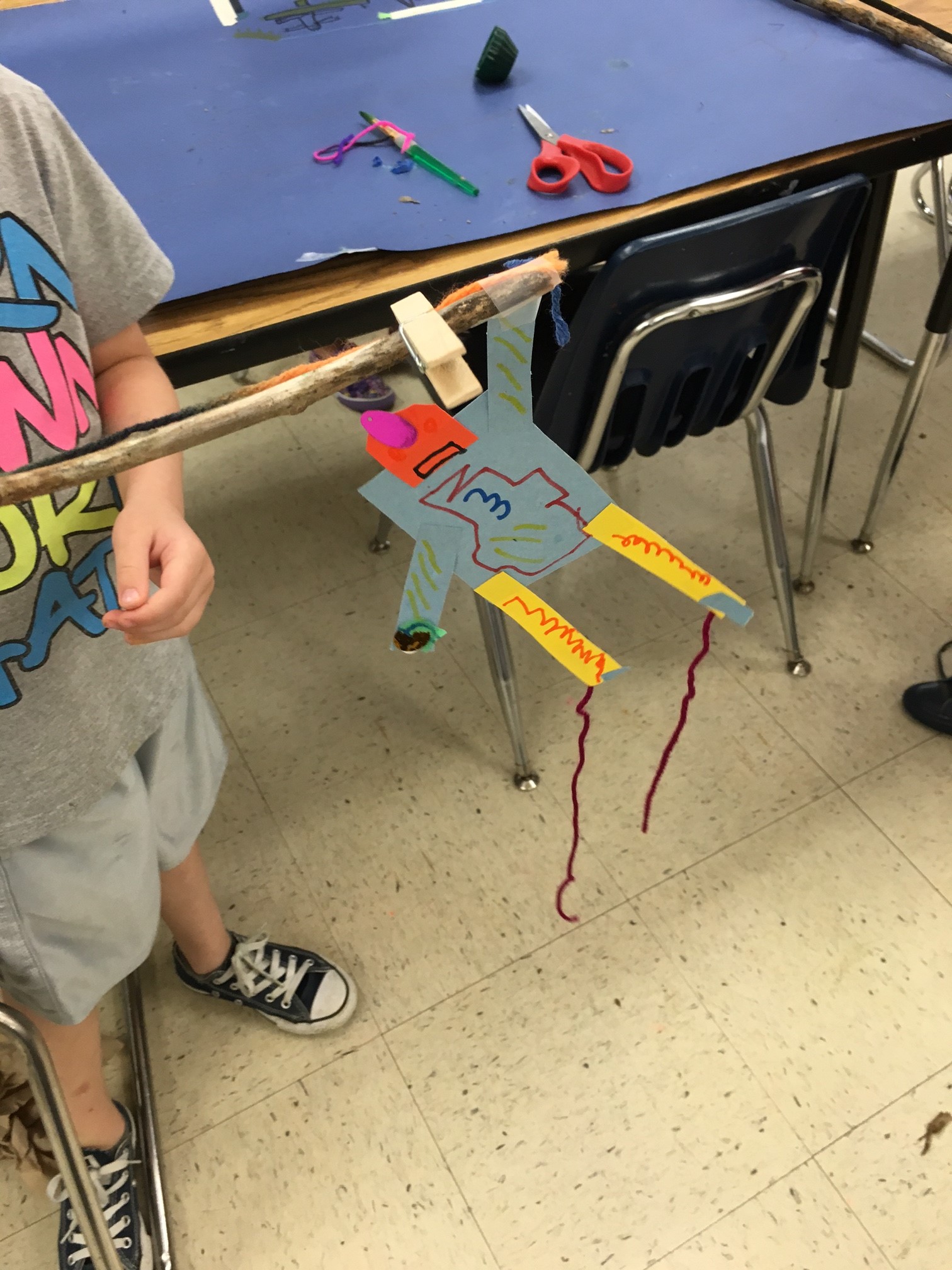 Kindergarten Collaged Robots + Play Based Art | Wow Art Project