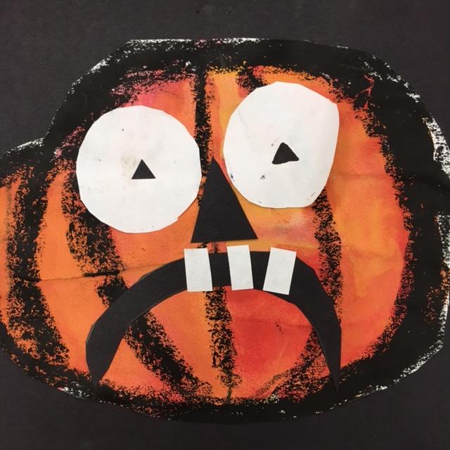 Kindergarten Pumpkin Collages | Wow Art Project
