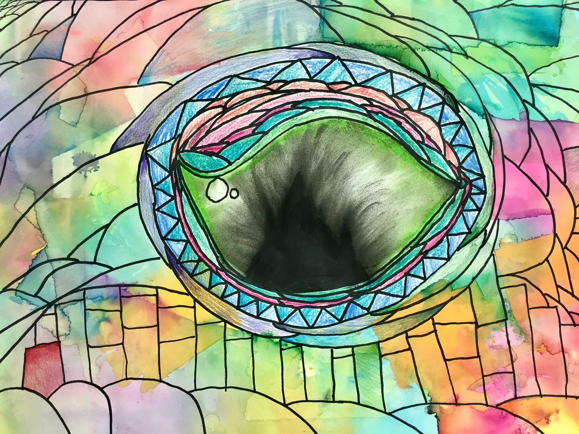 5th grade Dragon Eyes | Wow Art Project