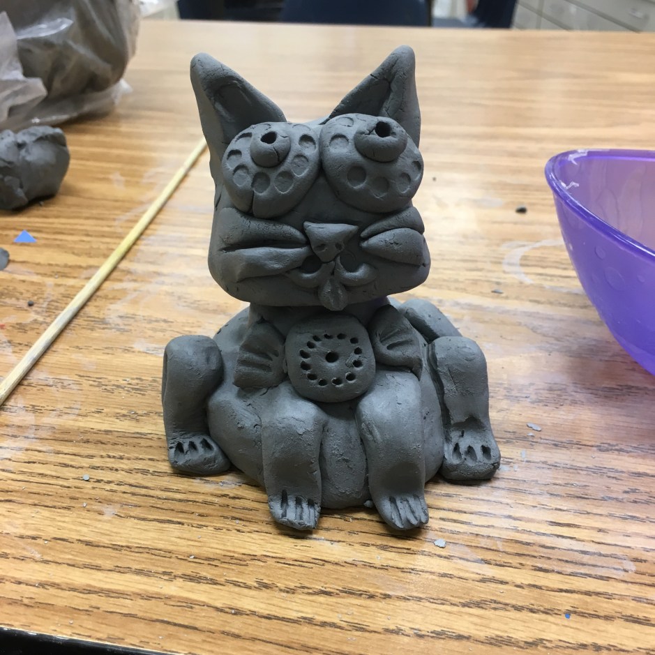 5th grade Clay Bobbleheads | Wow Art Project