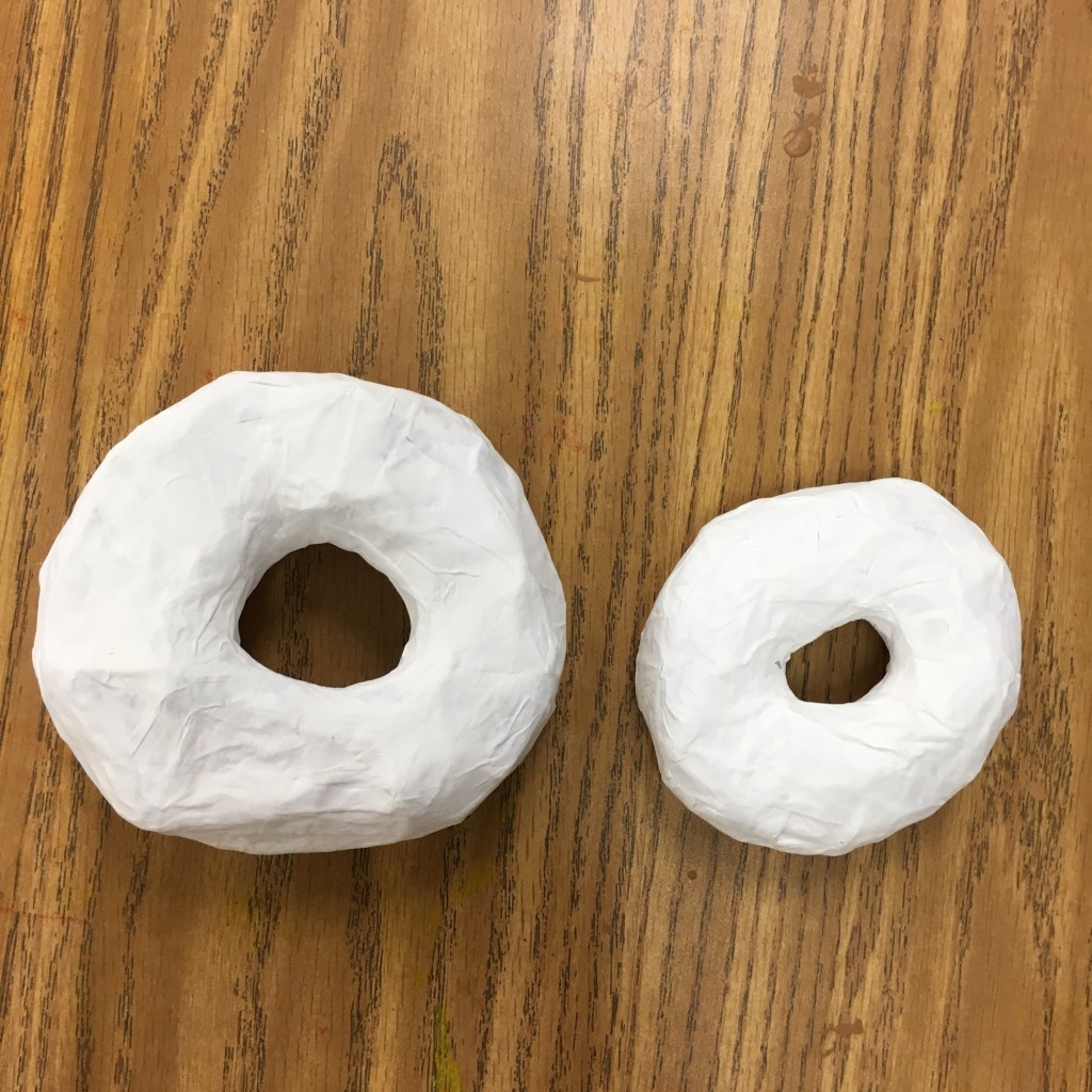 4th grade Paper Maché Donuts | Wow Art Project