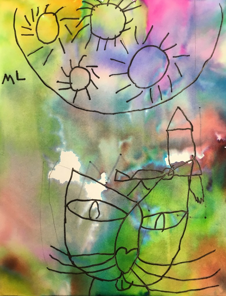 1st grade Paul Klee Cat and Bird Drawings | Wow Art Project