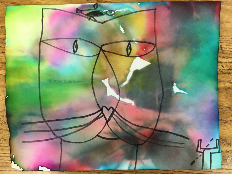 1st grade Paul Klee Cat and Bird Drawings | Wow Art Project