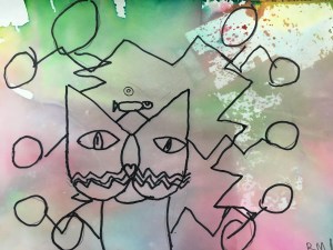 1st grade Paul Klee Cat and Bird Drawings | Wow Art Project