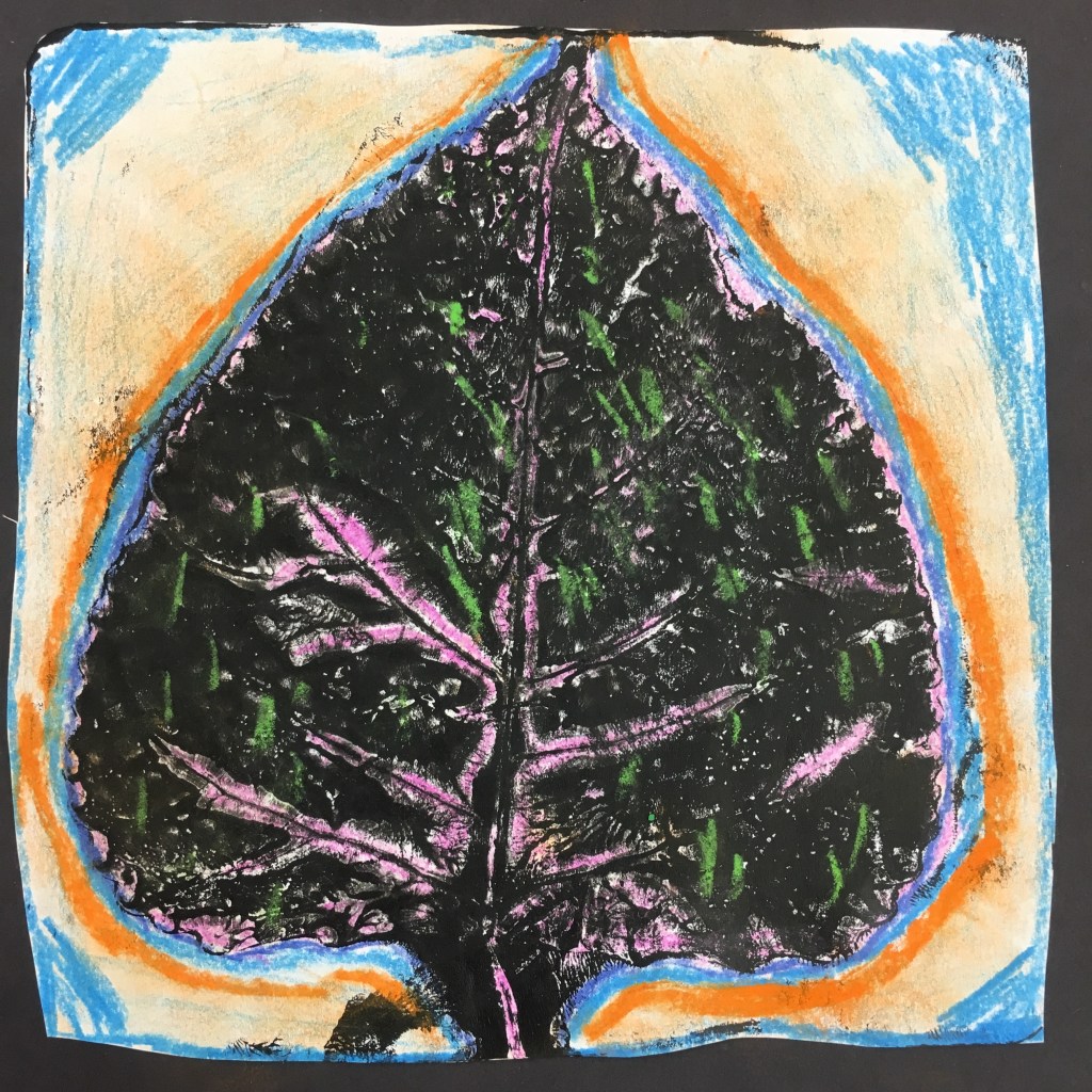 5th grade Botanical Gelli Monoprints | Wow Art Project
