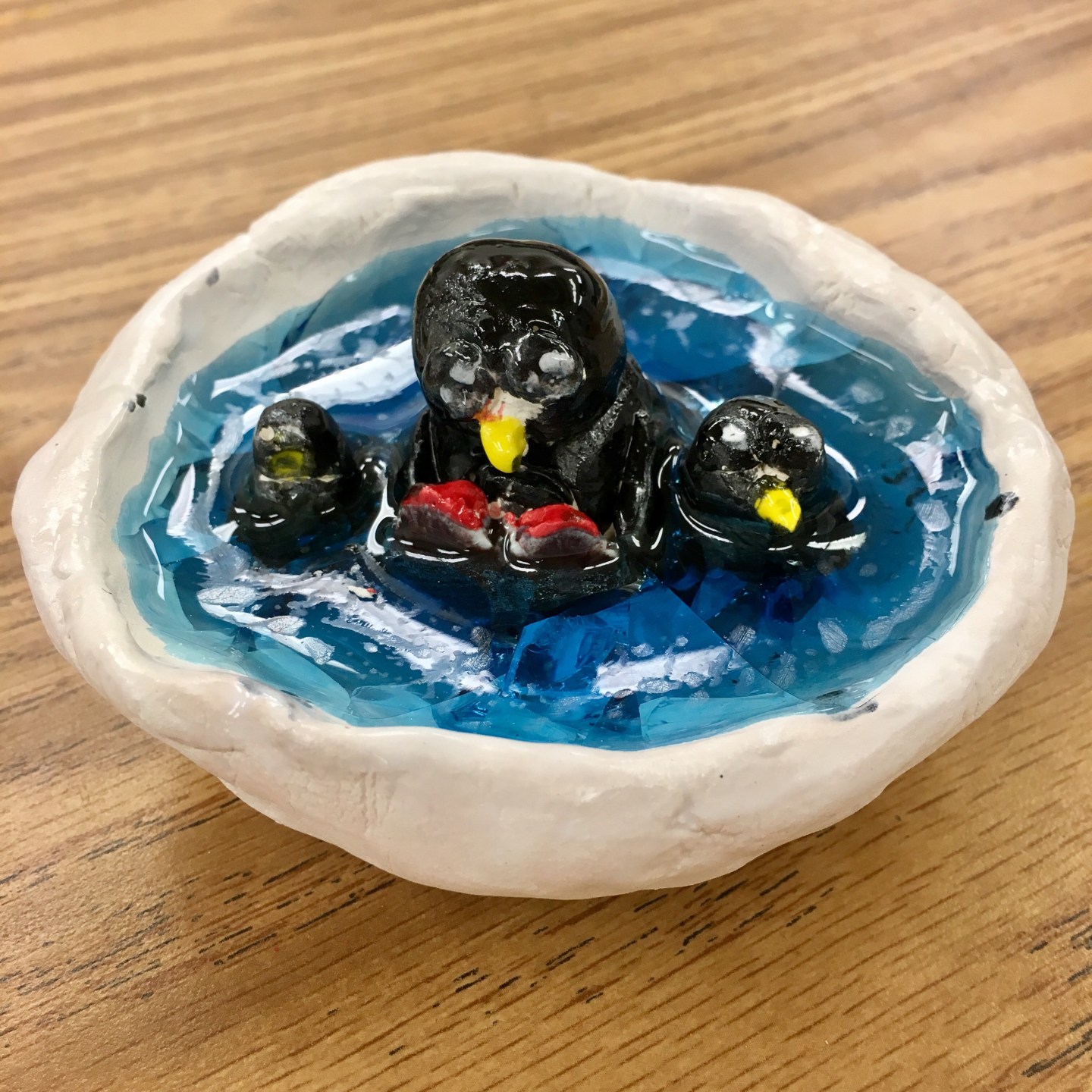 2nd grade Clay Penguins | Wow Art Project
