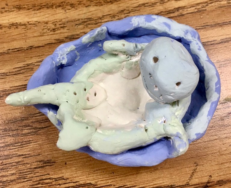 2nd grade Clay Cambodian Sea Turtles | Wow Art Project
