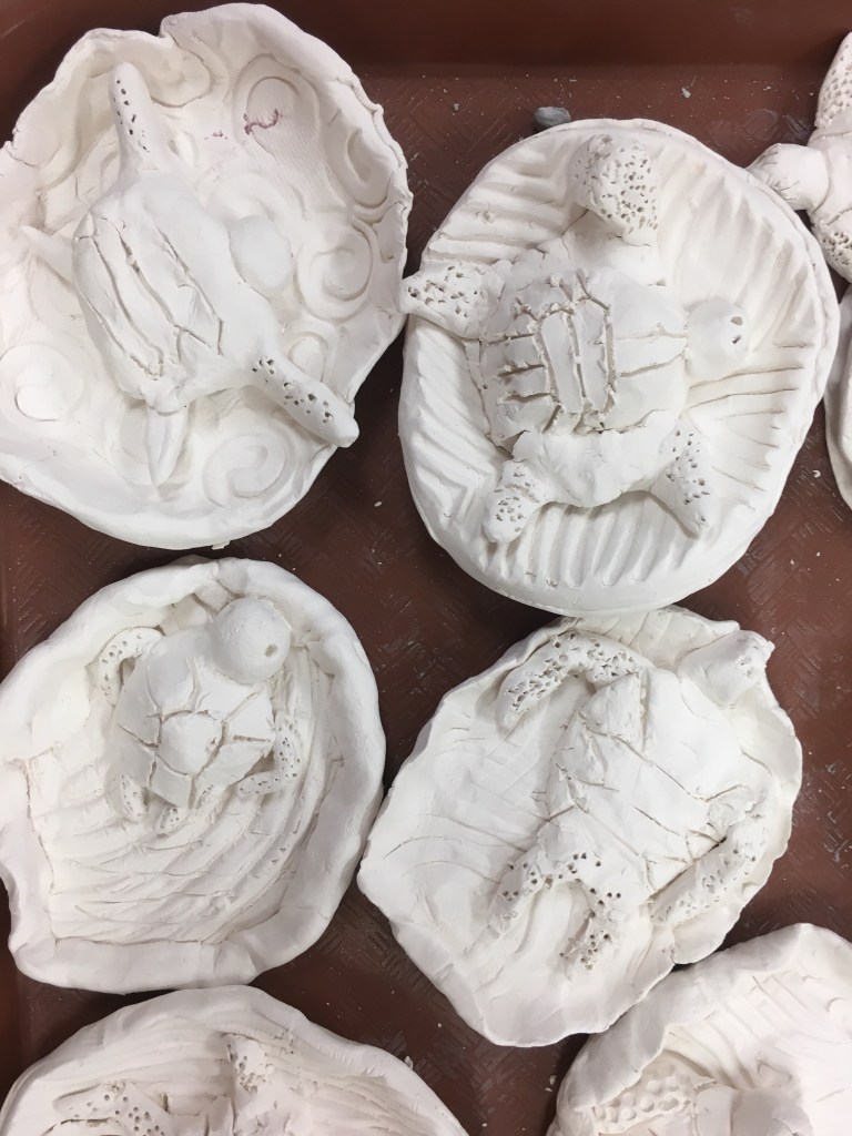 2nd grade Clay Cambodian Sea Turtles | Wow Art Project