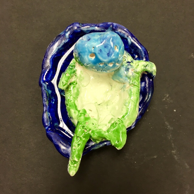 2nd grade Clay Cambodian Sea Turtles | Wow Art Project