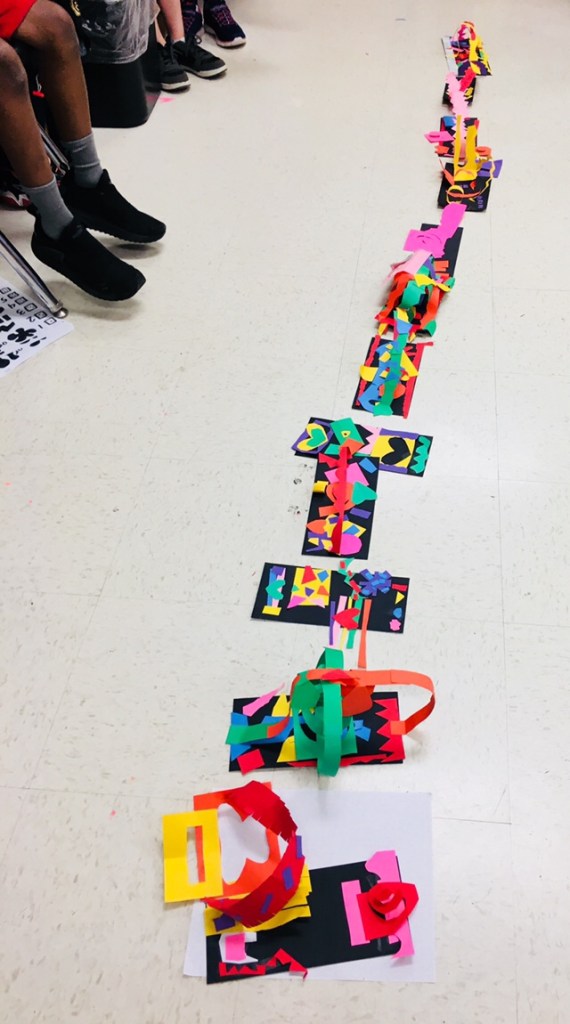 2nd grade Henri Matisse Cutouts | Wow Art Project