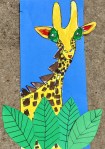 1st grade Giraffe Paintings from Africa | Wow Art Project