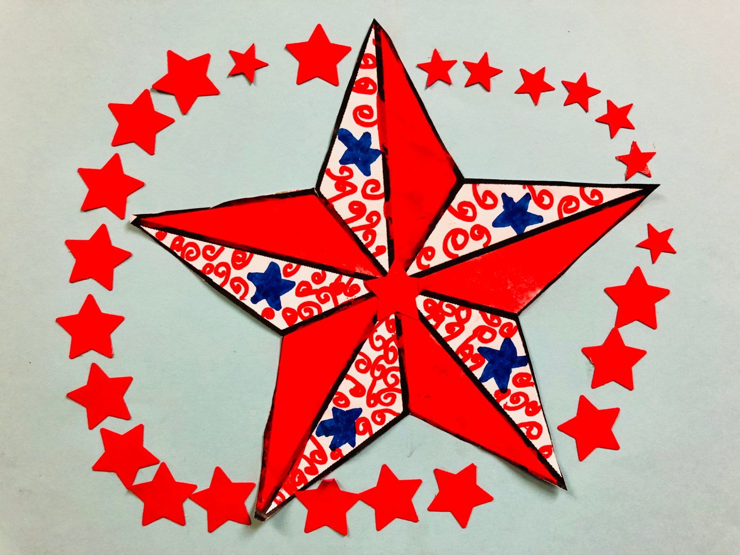 1st Grade Star Mixed Media Drawings | Wow Art Project
