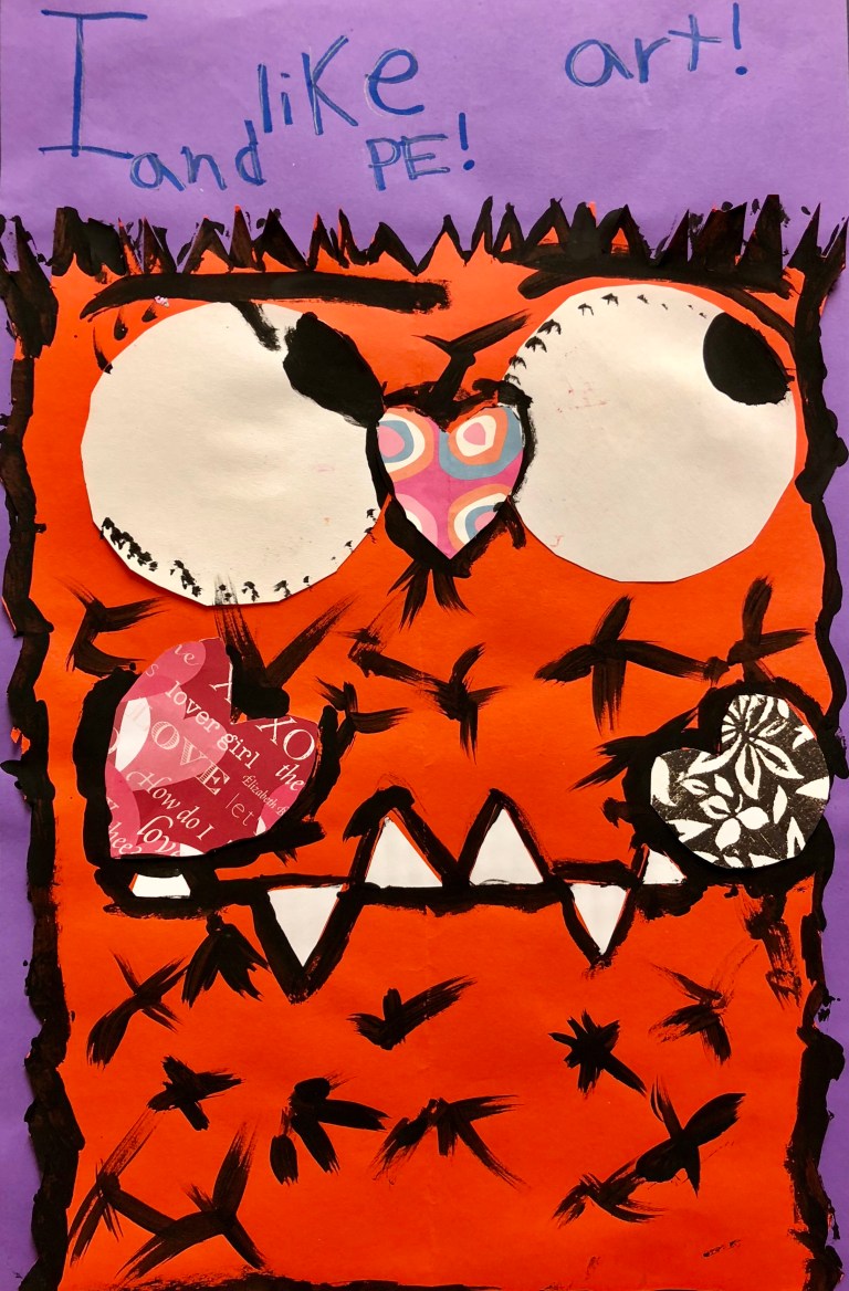 1st Grade Love Monsters | Wow Art Project