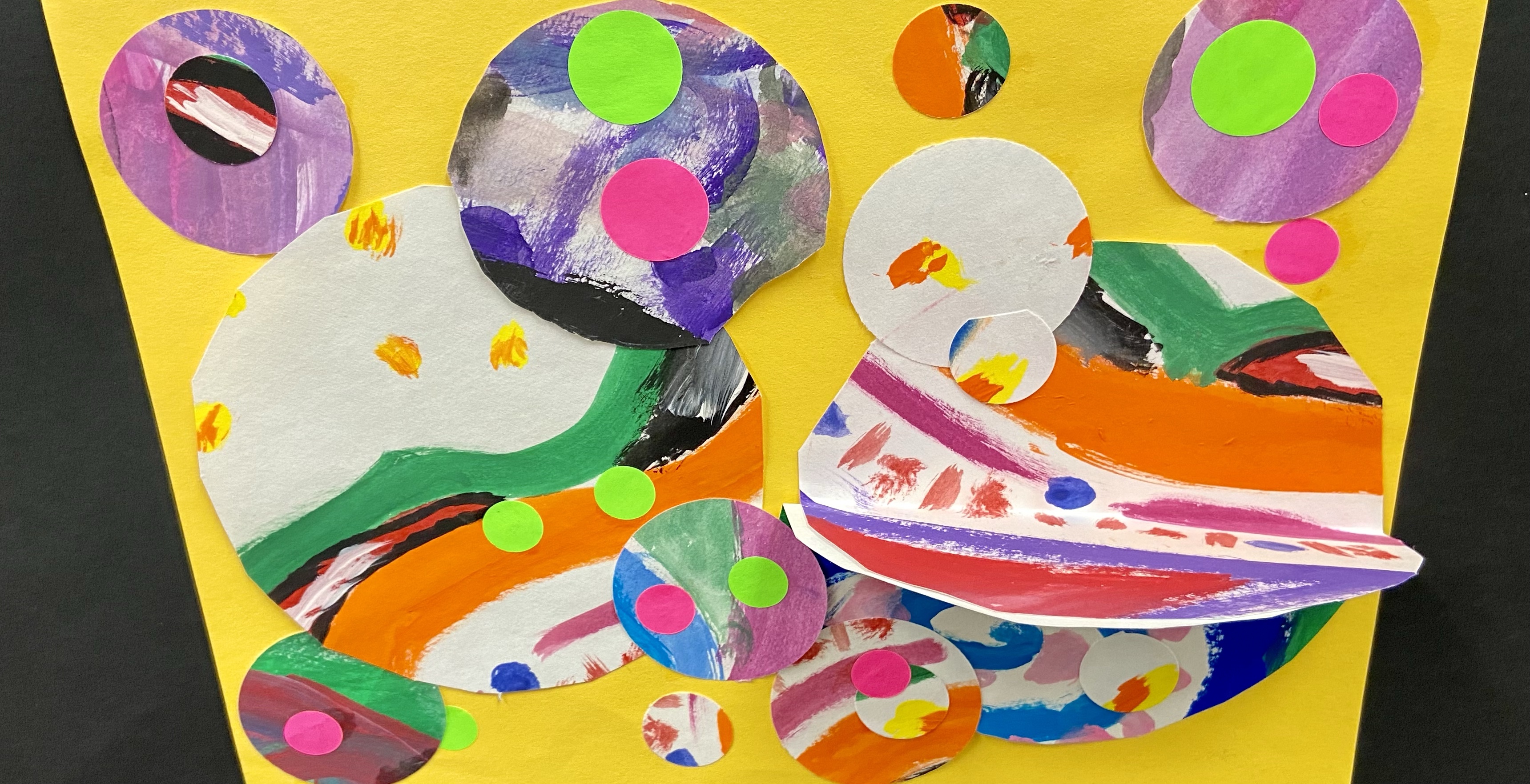 2nd grade Howardena Pindell Painted Collages | Wow Art Project