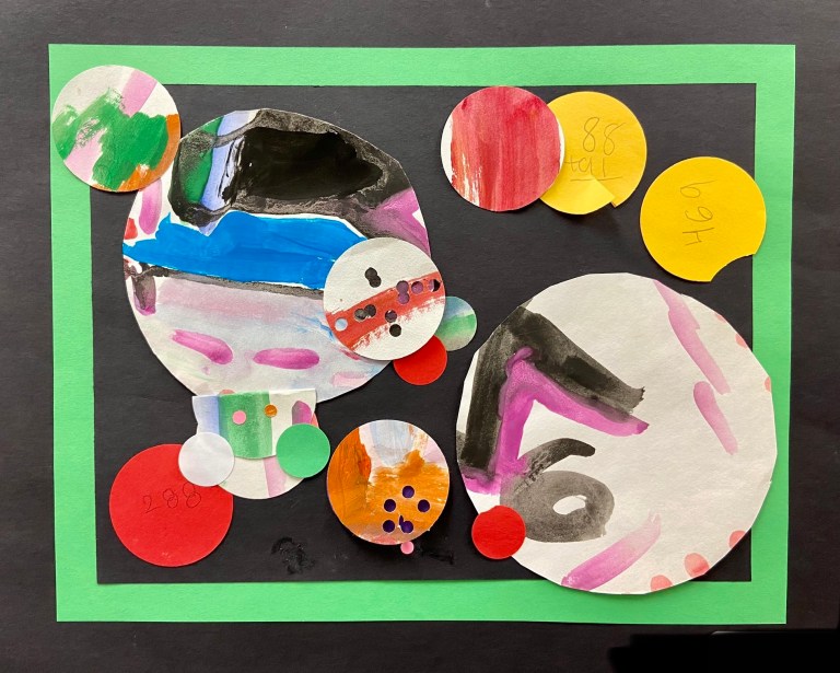 2nd grade Howardena Pindell Painted Collages | Wow Art Project