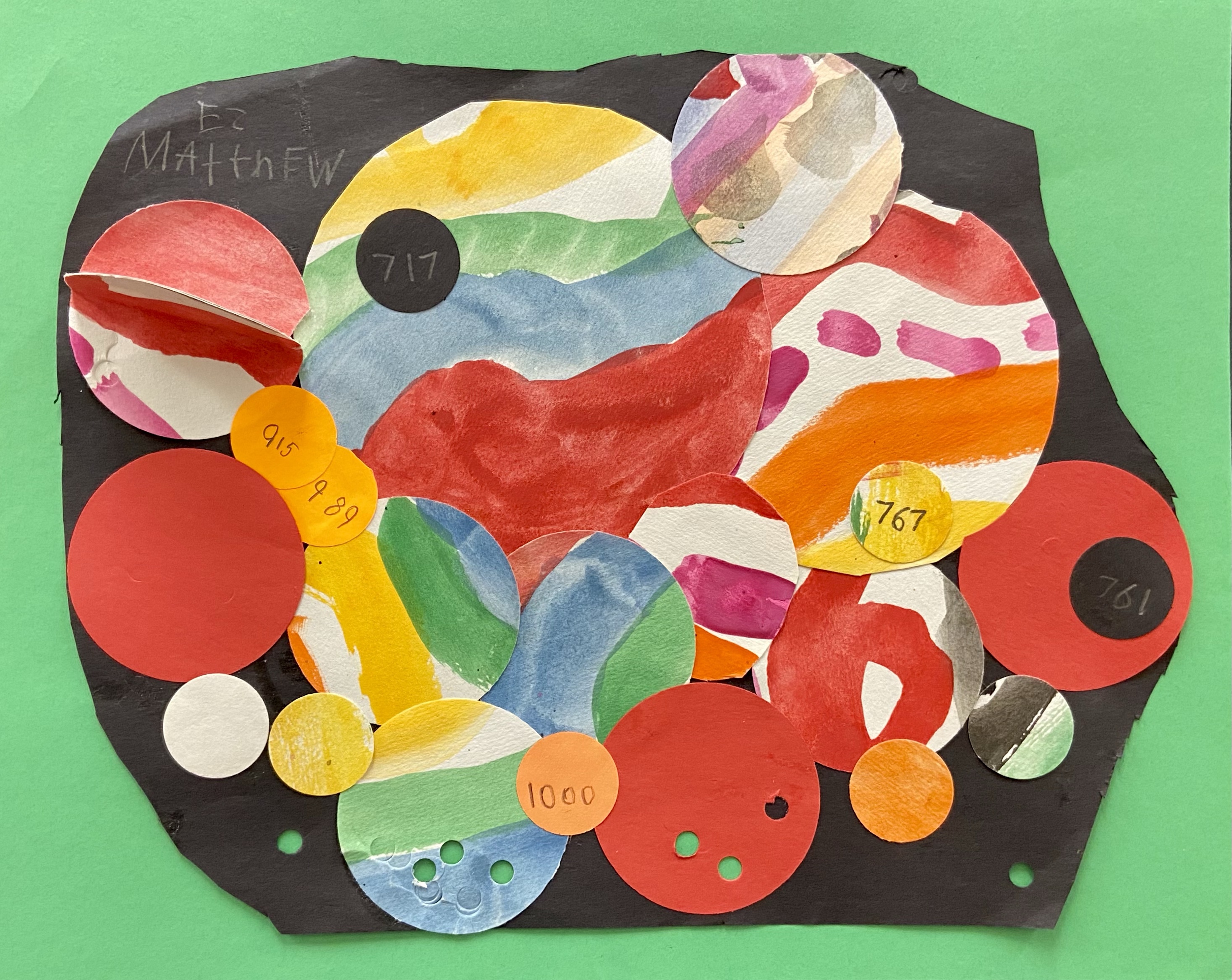2nd grade Howardena Pindell Painted Collages | Wow Art Project