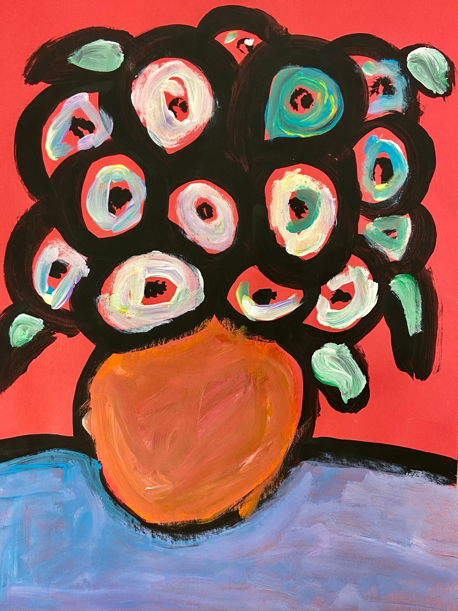 3rd grade Berthe Morisot Floral Paintings | Wow Art Project