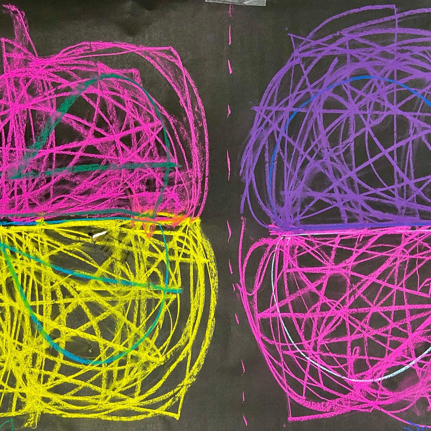 5th grade Heather Hansen Kinetic Mirrored Partner Drawings | Wow Art ...