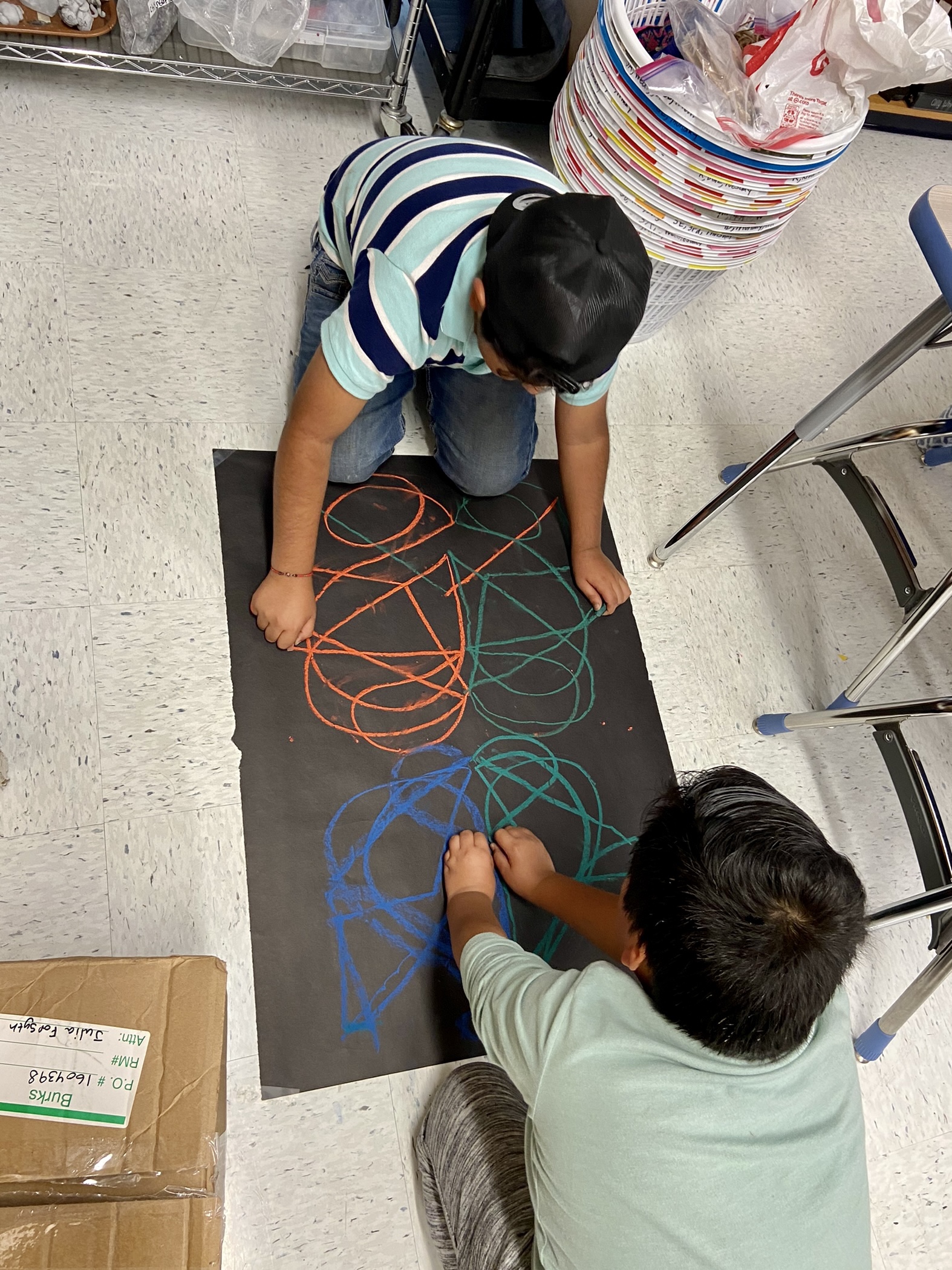 5th grade Heather Hansen Kinetic Mirrored Partner Drawings | Wow Art ...