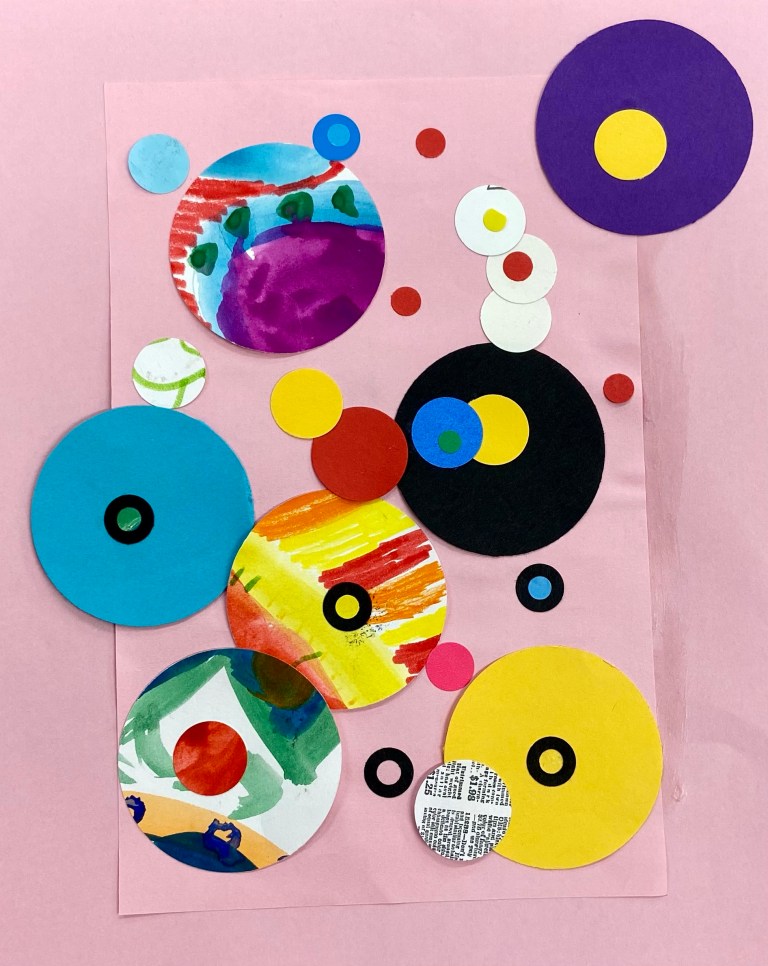 2nd grade Howardena Pindell Painted Collages | Wow Art Project