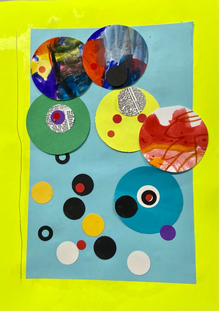 2nd grade Howardena Pindell Painted Collages | Wow Art Project