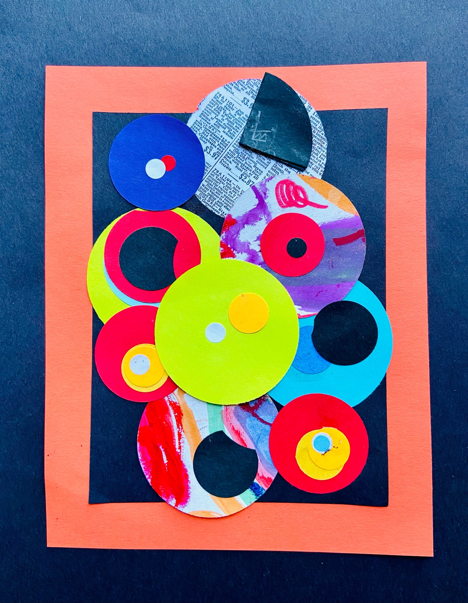 2nd grade Howardena Pindell Painted Collages | Wow Art Project