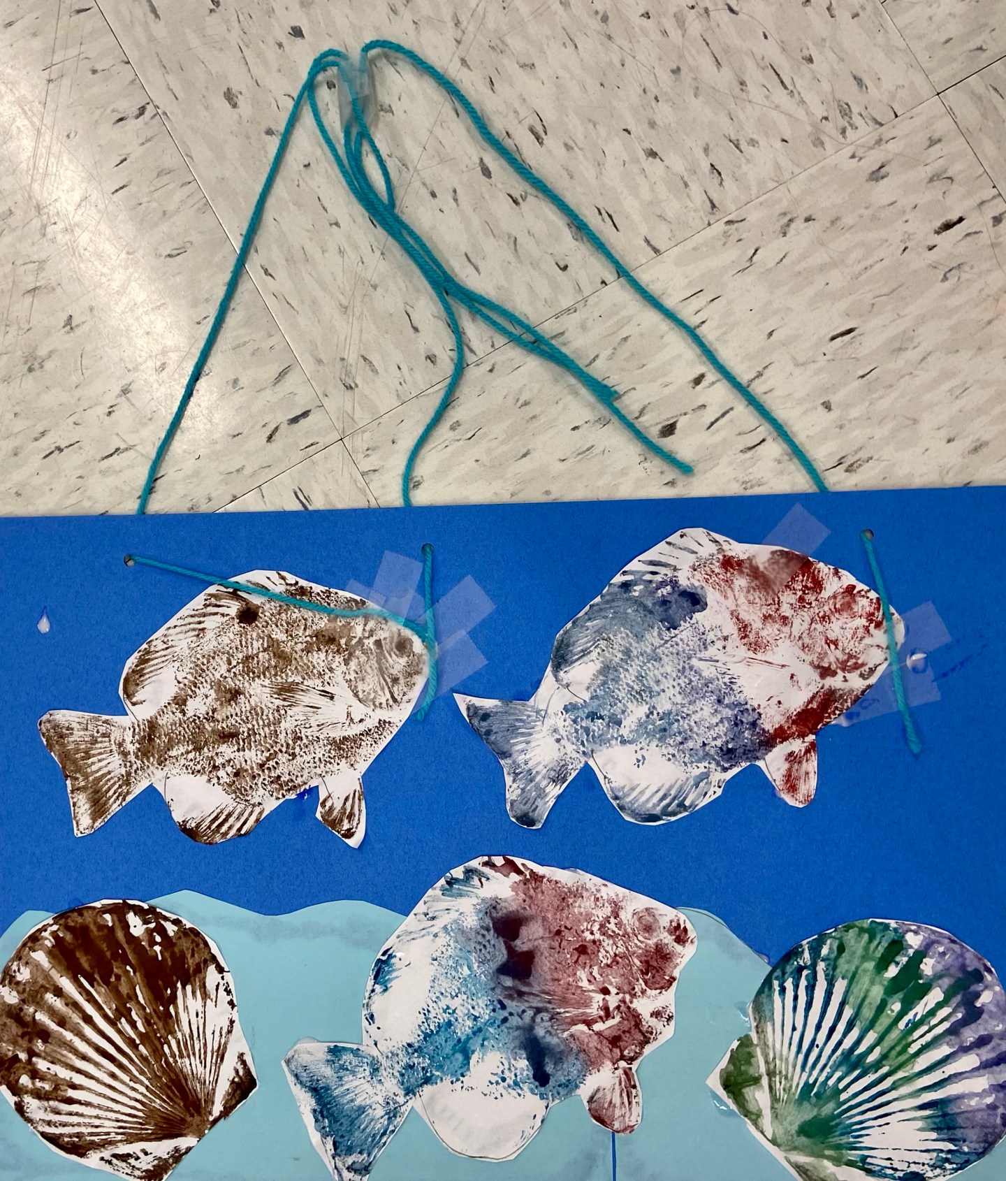 3rd grade TAB style Gyotaku Prints 22-23 | Wow Art Project