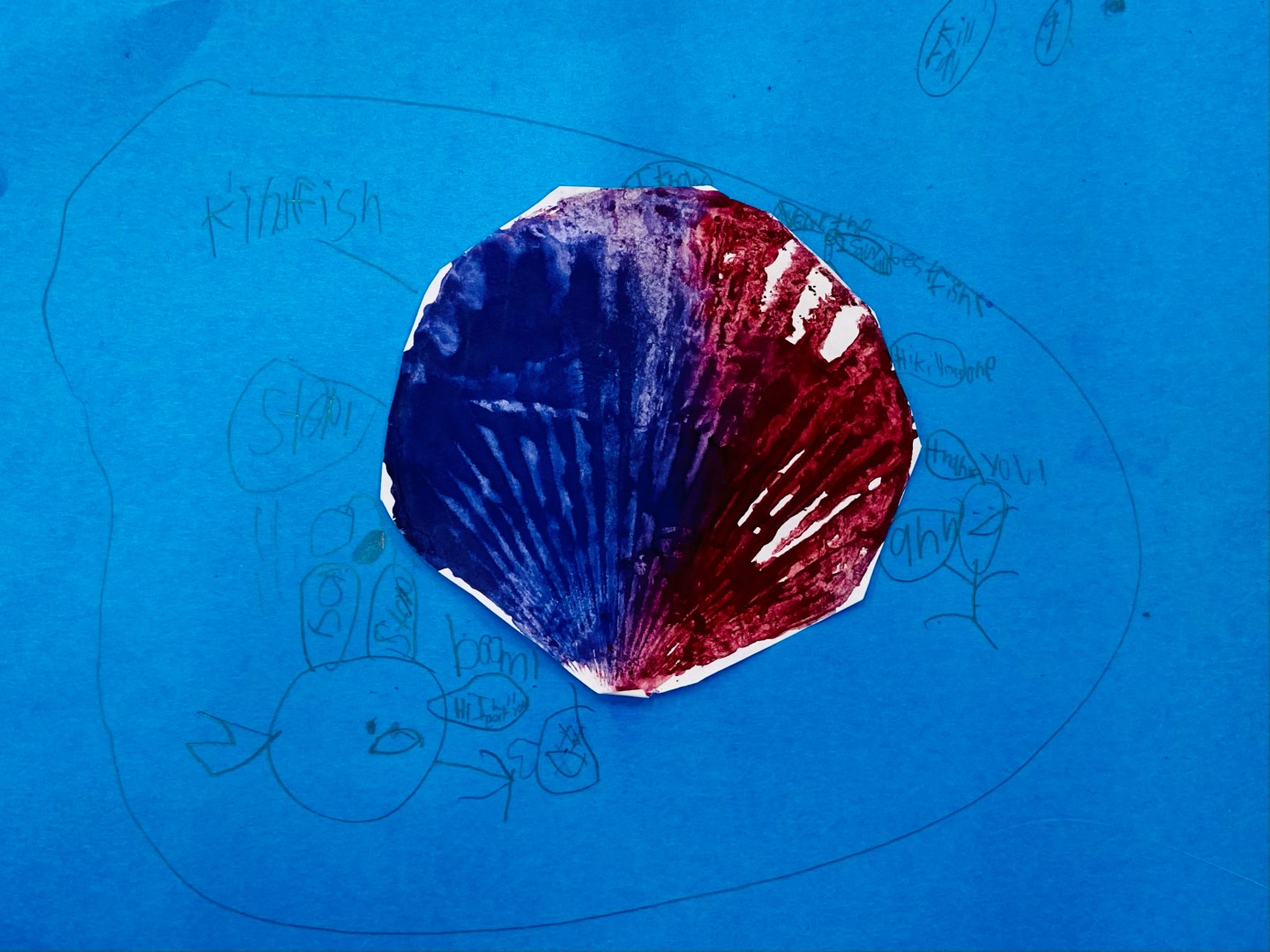 3rd grade TAB style Gyotaku Prints | Wow Art Project