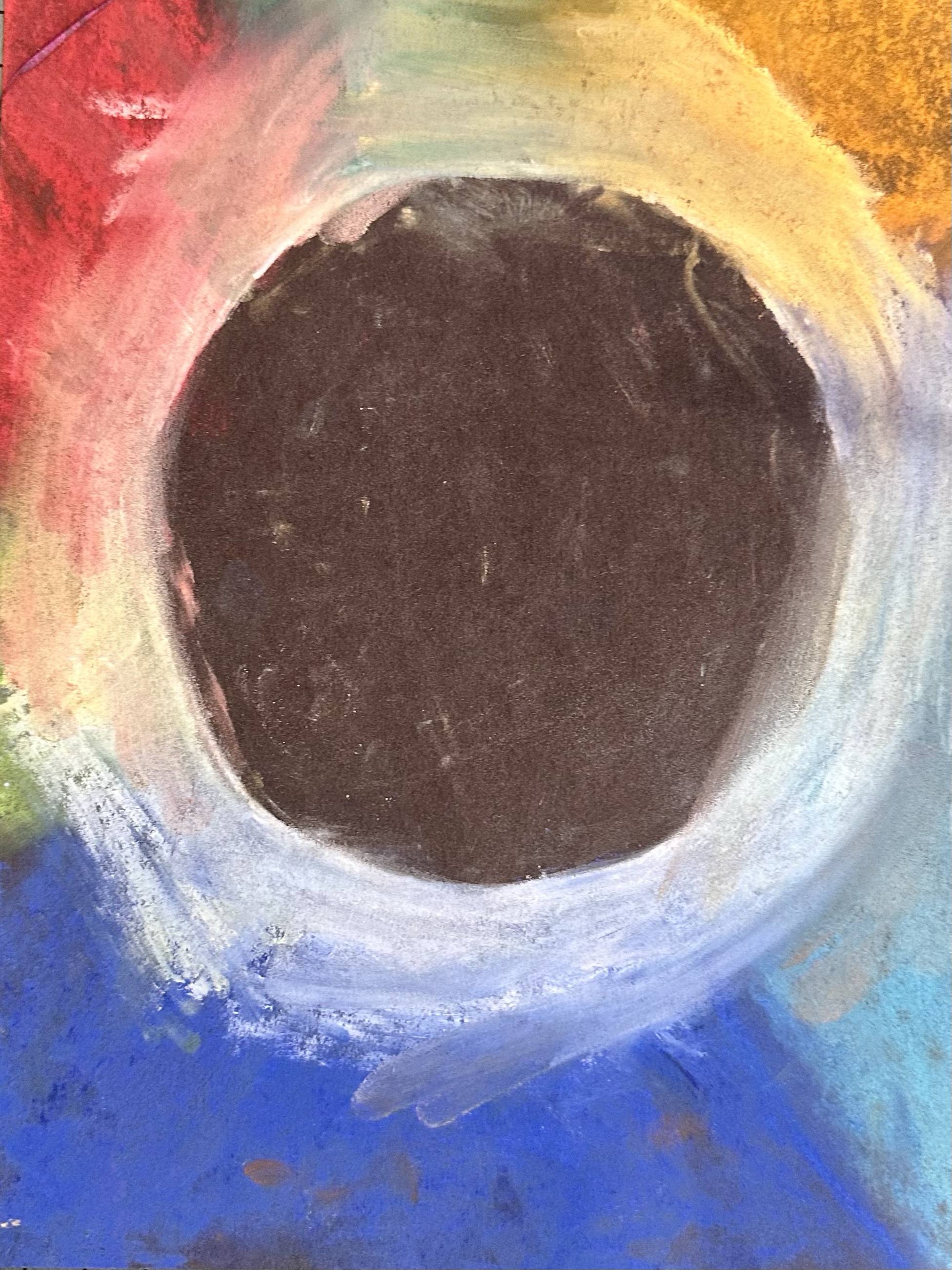 3rd grade Solar Eclipse Chalk Pastel Art | Wow Art Project