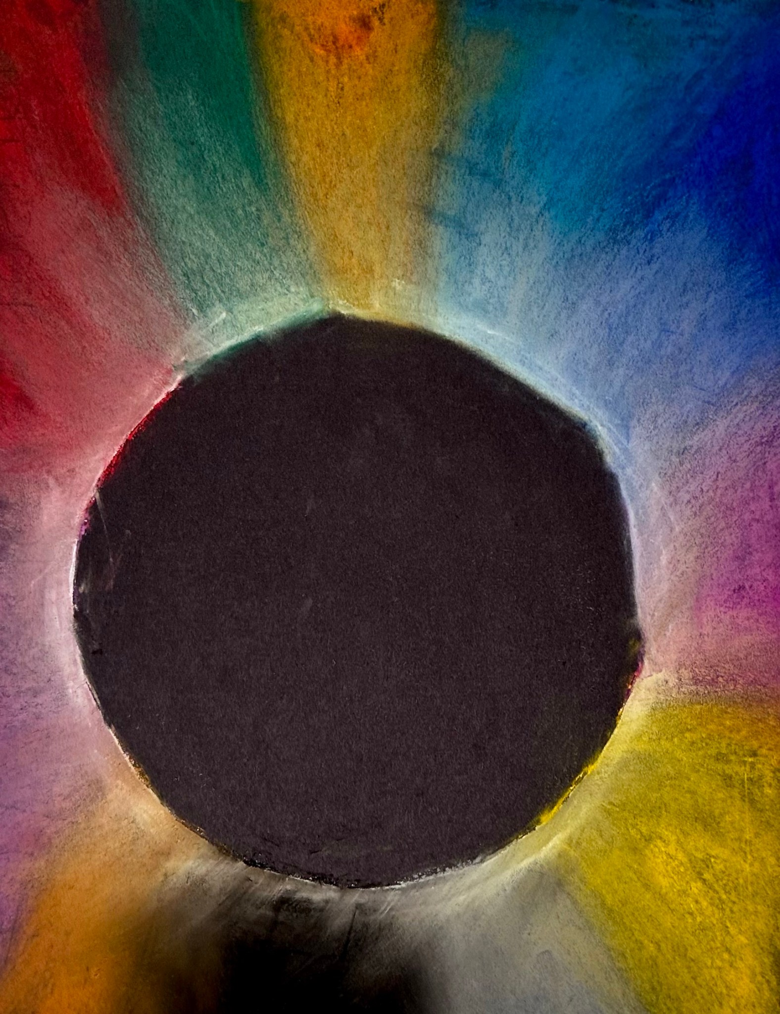 3rd grade Solar Eclipse Chalk Pastel Art | Wow Art Project