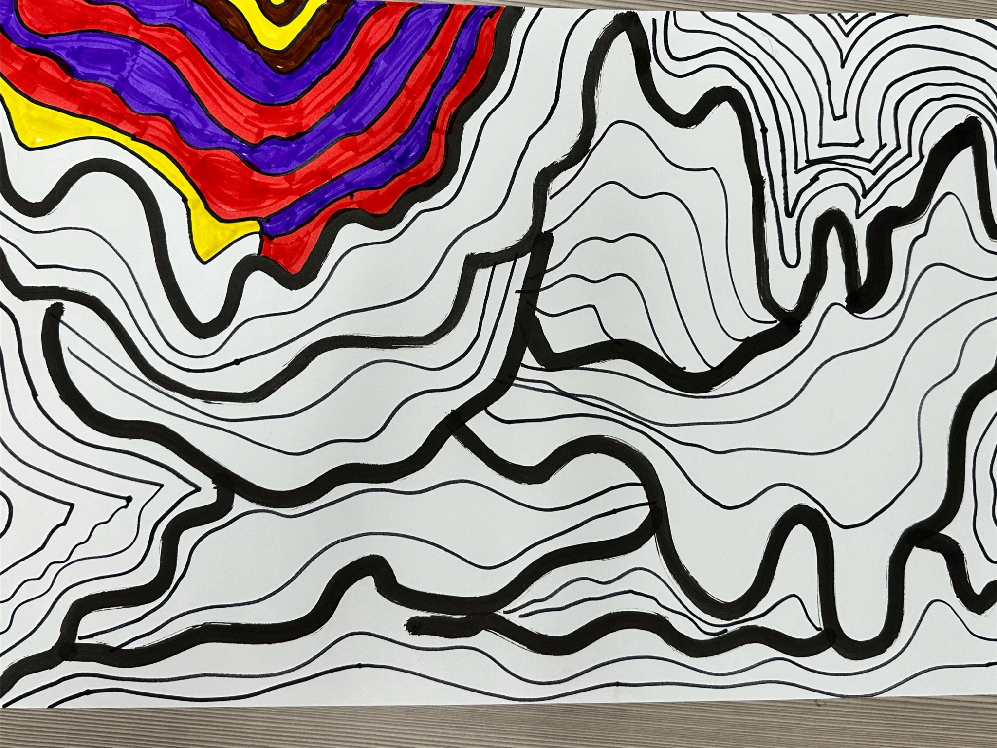 5th grade Jen Stark Drip Paintings | Wow Art Project