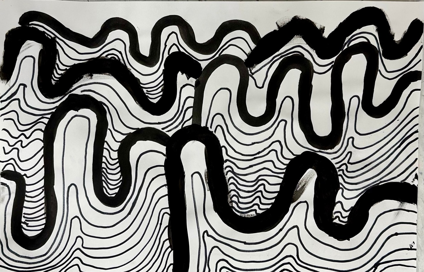 5th grade Jen Stark Drip Paintings | Wow Art Project