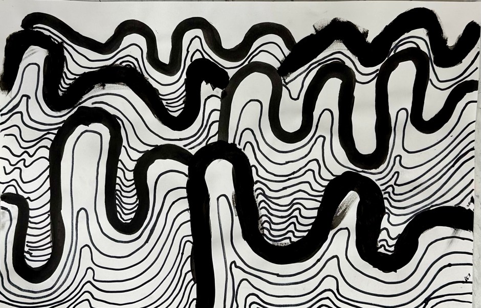 5th grade Jen Stark Drip Paintings | Wow Art Project