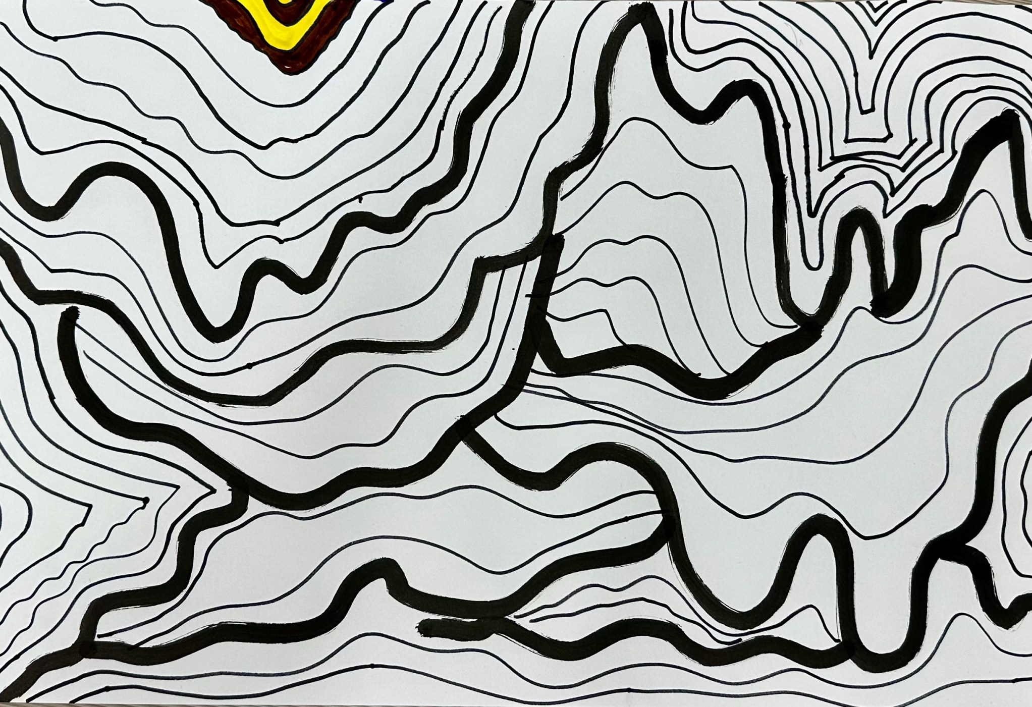 5th grade Jen Stark Drip Paintings | Wow Art Project