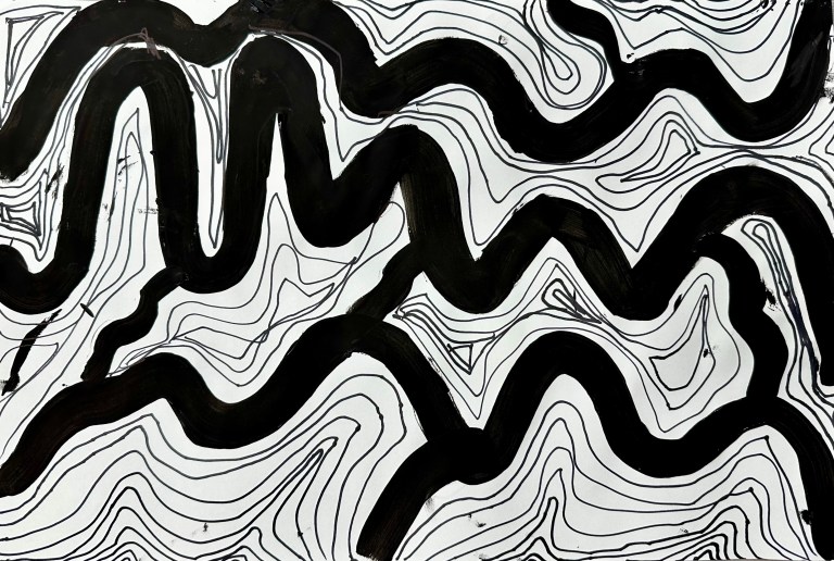 5th grade Jen Stark Drip Paintings | Wow Art Project