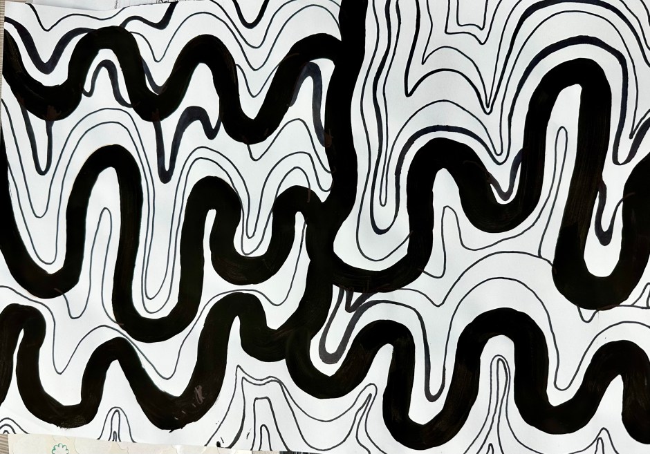 5th grade Jen Stark Drip Paintings | Wow Art Project