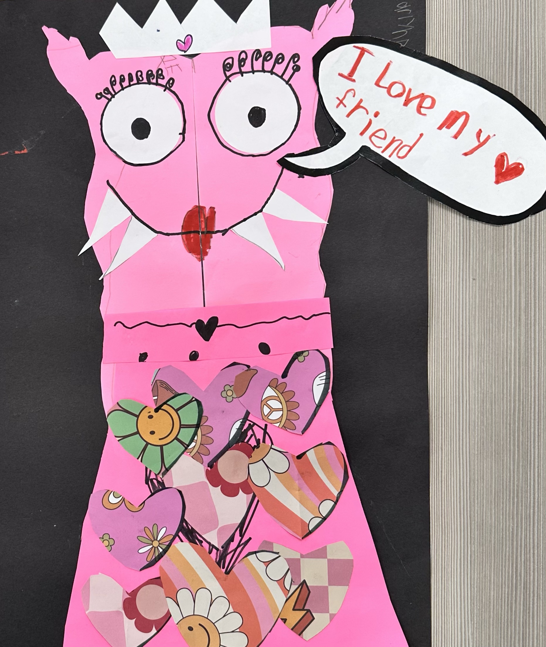 1st grade Love Monster Collages | Wow Art Project