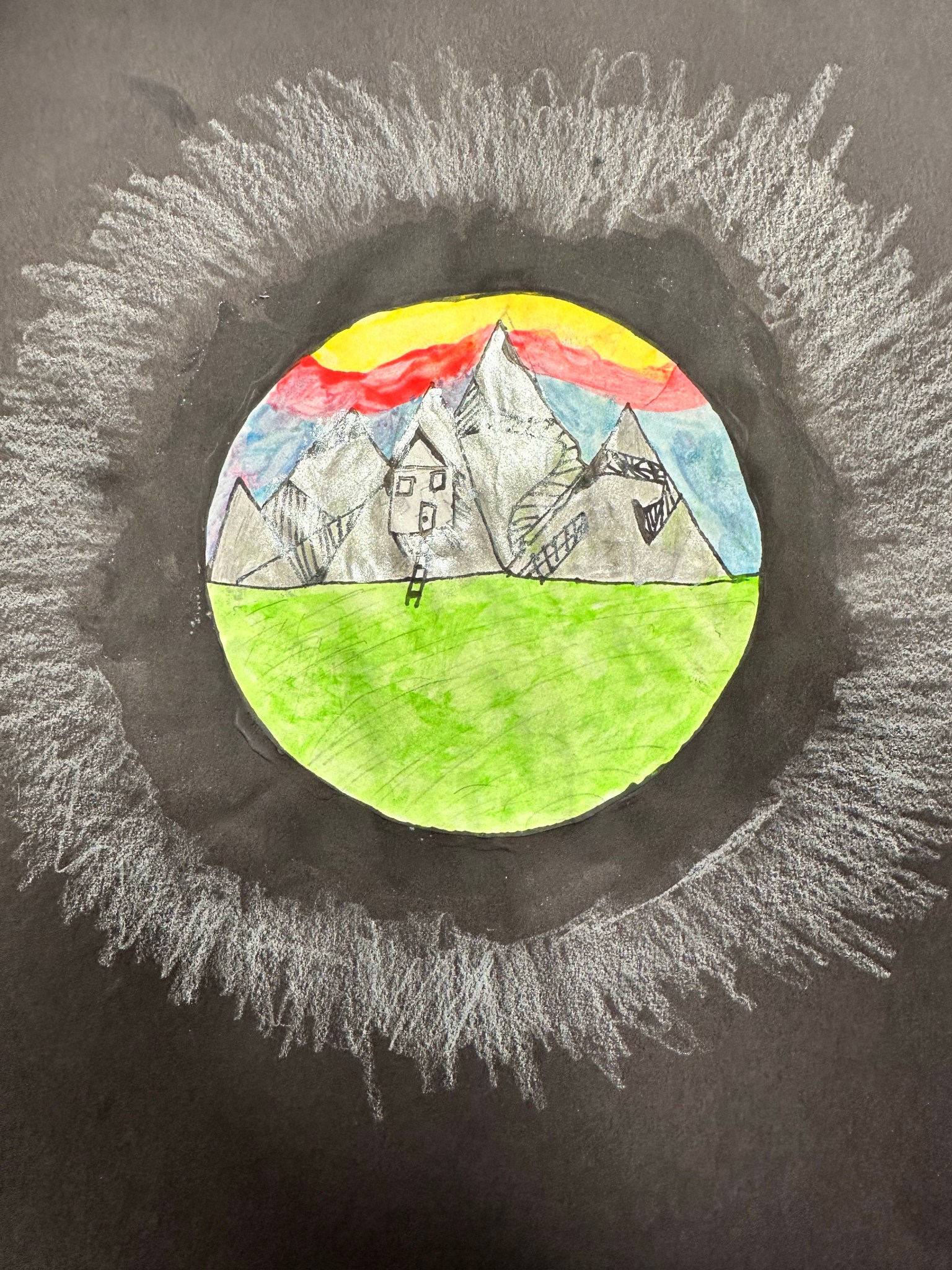 5th grade Jen Aranyi inspired Outdoor Drawings | Wow Art Project