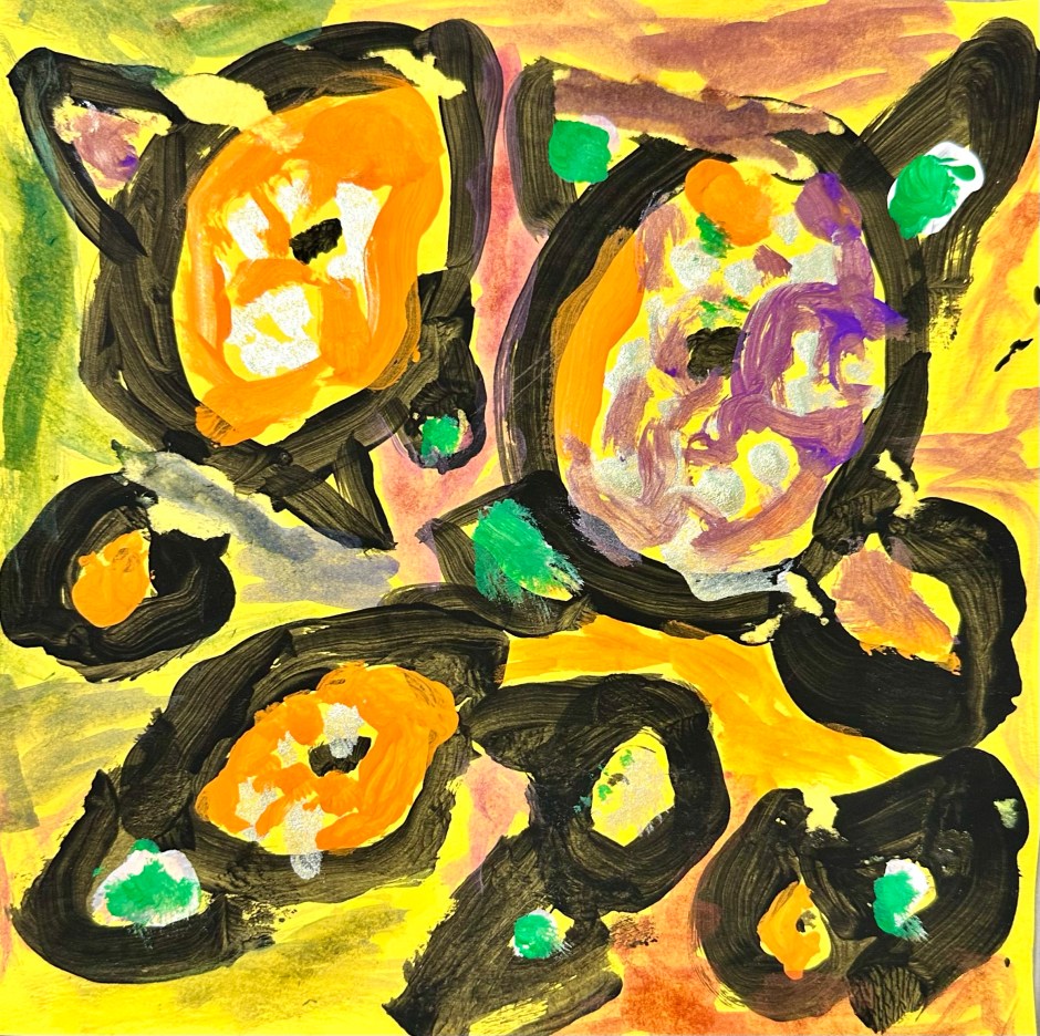 Kindergarten Marigolds from Mexico updated | Wow Art Project