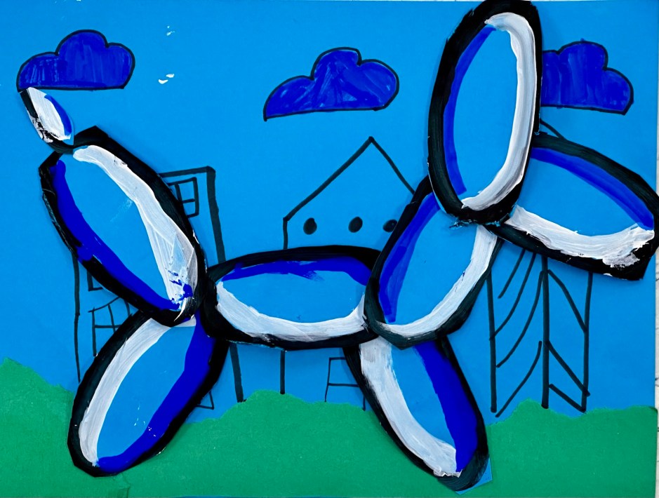 3rd grade Jeff Koons inspired Balloon Dog Floats | Wow Art Project
