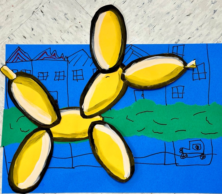 3rd grade Jeff Koons inspired Balloon Dog Floats | Wow Art Project