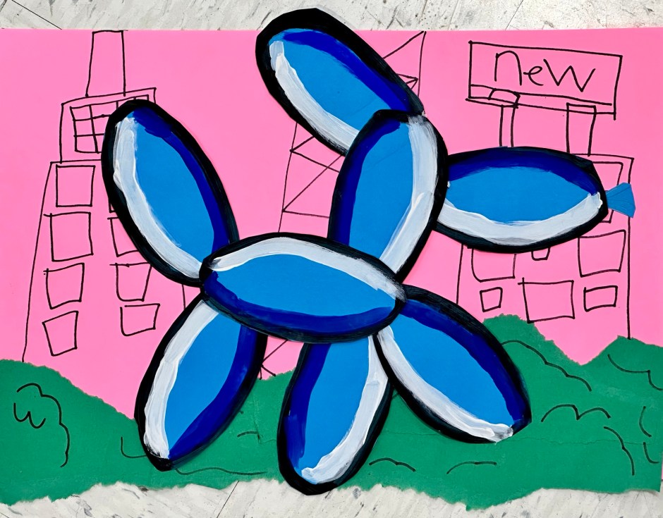 3rd grade Jeff Koons inspired Balloon Dog Floats | Wow Art Project