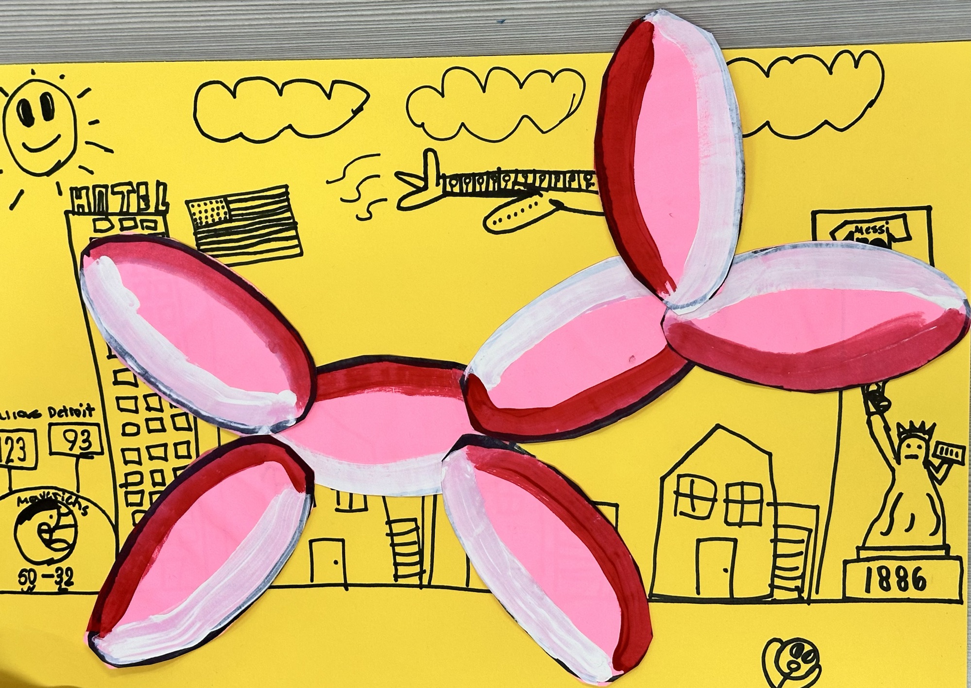3rd grade Jeff Koons inspired Balloon Dog Floats | Wow Art Project