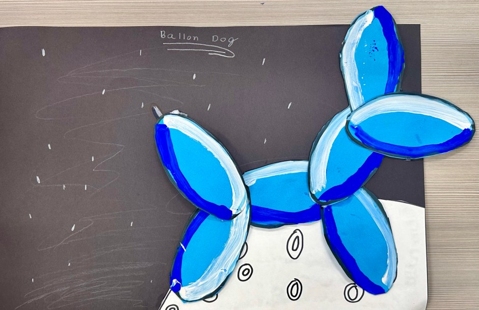 3rd grade Jeff Koons inspired Balloon Dog Floats | Wow Art Project