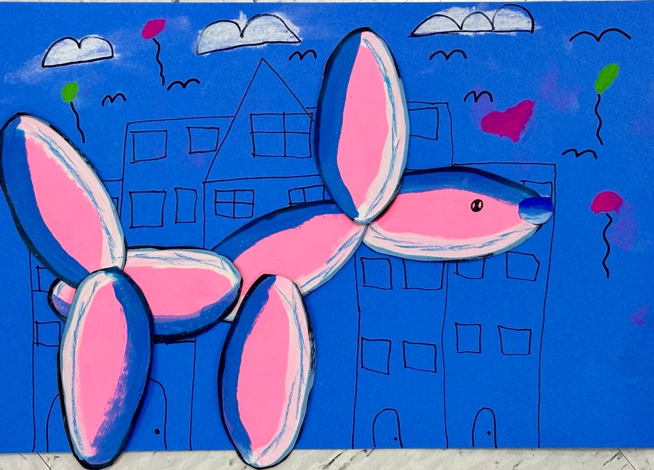 3rd grade Jeff Koons inspired Balloon Dog Floats | Wow Art Project